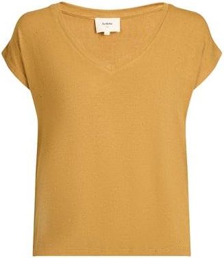 Artlove Tee-shirt fluide col V mouchet&eacute;