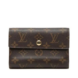 Louis Vuitton Portefeuille Bi-fold Vintage Pre-owned - Femme - Pre-owned - Brun - Taille: ONE Size