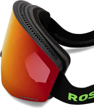 Rossignol masque de ski &agrave; verres miroirs - Noir