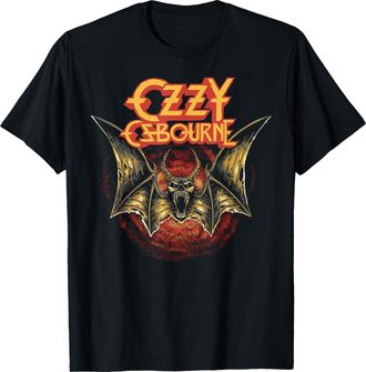 Ozzy Osbourne Bat Logo Red T-Shirt