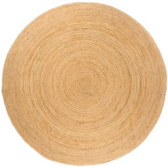 vidaXL Tapis Jute tressé 210 cm Rond Vidaxl