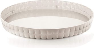 Guzzini Tiffany, Rundes Tablett - Milchweiß, Ø35,6x h4 cm - 198901156