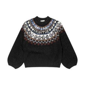 Munthe Vaffie Knit - Femme - Pulls - Noir - Taille: 36 FR