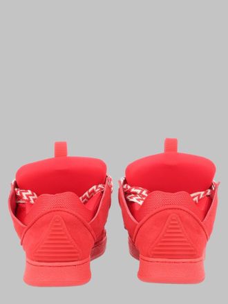 Lanvin Red Leather Sneaker - Red