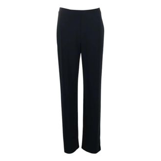 Frank Lyman Design 006 Pull On Straight Leg Pant - - Trousers - Damen - Blau - 4XL