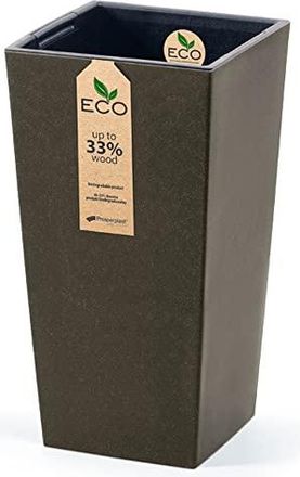 Prosperplast Quadratischer Blumentopf, 29,5 x 29,5 x 55 cm, Fassungsverm&ouml;gen: 14 l