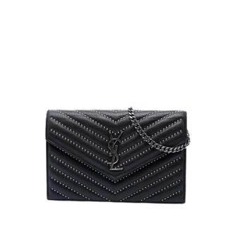 Saint Laurent Pre-owned Leather Crossbody Bag - - Pre-owned - Damen - Schwarzk - ONE SIZE