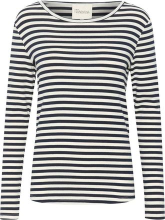 MY ESSENTIAL WARDROBE Femme, Tops, Multicolore, Taille: 36 FR Chemisier à Rayures Marine