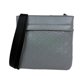 Calvin Klein Emblem Emboss Flatpach - - Bags - Herren - Grau - ONE SIZE