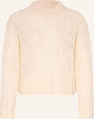 Part Two Mohair-Pullover Sillepw weiss