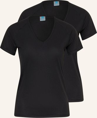 Odlo 2er-Pack Funktionsw&auml;sche-Shirt Active Light schwarz