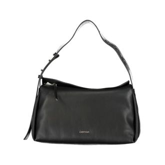 Calvin Klein Polyester Schultertasche - - Bags - Damen - Schwarzk - ONE SIZE