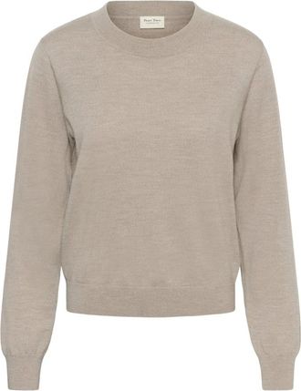 Part Two Femme, Pulls, Beige, Taille: 42 FR Tricot ras du cou