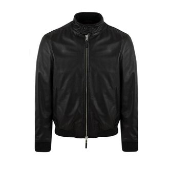 The Jack Leathers East Village Deer Print Jacket - - Jackets - Herren - Schwarzk - XL