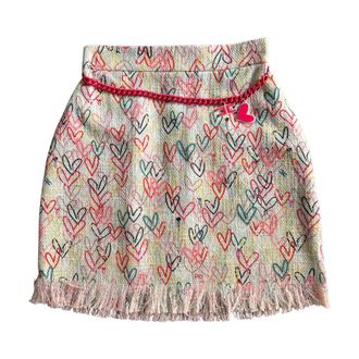 Elisabetta Franchi Femme, Jupes, Multicolore, Taille: 36 FR Mini-jupe en tweed