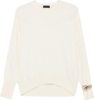 Liu Jo Rundhals-Strickware - - Knitwear - Damen - Wei&szlig; - M