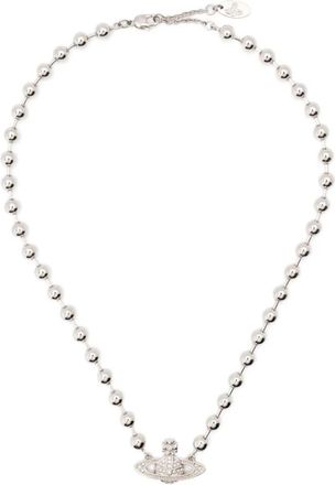 Vivienne Westwood Femme, Accessoires, Blanc, Taille: ONE Size Thames Mini Bas Relief Choker