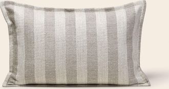 Madura Housse De Coussin Fabbio Naturel et gris&eacute; - GRIS