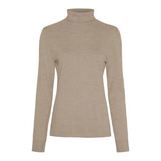 BTF-CPH Btfingrid Rollkragenpullover - - Knitwear - Damen - Beige - XL