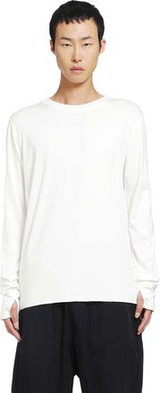 Thom Krom Stretch Viscose Long Sleeve T-Shirt