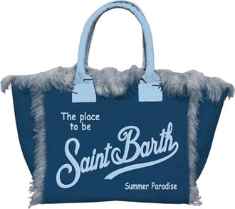 MC2 Saint Barth Femme, Sacs, Bleu, Taille: ONE Size Collection de Sacs Vanity &Eacute;l&eacute;gants