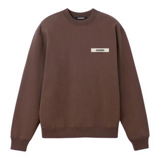 Jacquemus Herren, Sweatshirts & Hoodies, Braun, MGr&ouml;&szlig;e