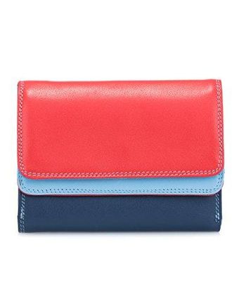 Mywalit portefeuille femme en cuir - mywalit - double flap purse / wallet - 250-75 - sangria multi