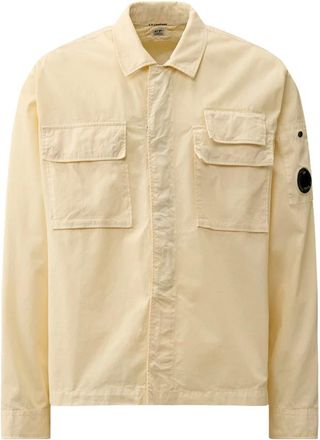 C.P. Company C.p. Company, Homme, Vestes, Beige, Taille: S Chemise Gabardine