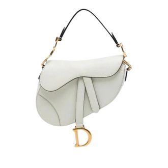 Dior Pre-owned Saddle Umh&auml;ngetasche - - Pre-owned - Damen - Wei&szlig; - ONE SIZE