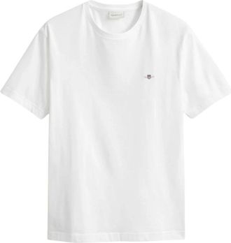GANT Homme, Tops, Blanc, Taille: 2XL T-shirt