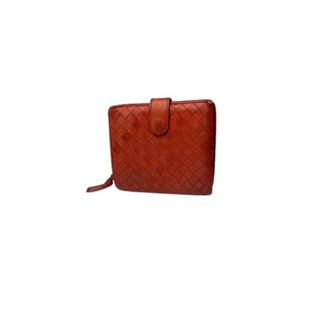 Bottega Veneta Portefeuille Vintage Intrecciato Pre-owned - Femme - Pre-owned - Orange - Taille: ONE Size