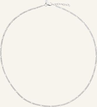 Pompidou Halskette Figaro 3mm By Glambou silber