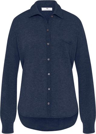 Peter Hahn Strickhemd Peter Hahn blau