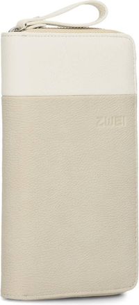 zwei Damen Geldb&ouml;rse Eva EV2 langes Portemonnaie 15 Kartenf&auml;cher, Sichtfach, 2 Scheinf&auml;cher, Geldbeutel mit M&uuml;nzfach & umlaufenden Rei&szlig;verschluss, weiches 