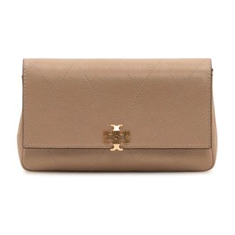 Tory Burch Femme, Sacs, Beige, Taille: ONE Size Portefeuille &agrave; cha&icirc;ne