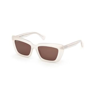 Max Mara Elizabeth Sonnenbrille - - Accessories - Damen - Wei&szlig; - 54 MM
