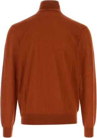 Saint Laurent Brique Exterior: Wool Maglie Sweater