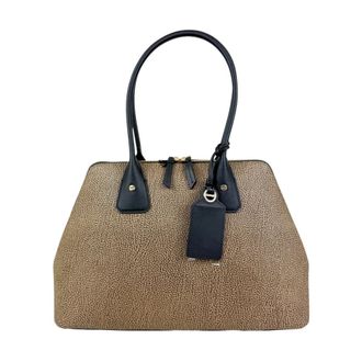 Borbonese Damen, Taschen, Beige, ONE SIZEGr&ouml;&szlig;e
