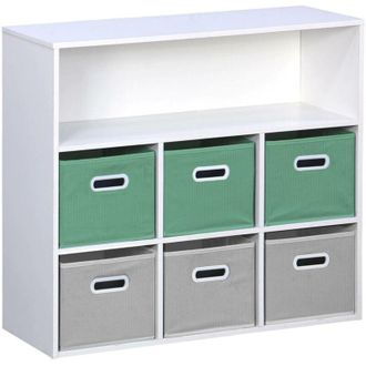 Sweeek Aufbewahrungsm&ouml;bel f&uuml;r Kinder, 6 Boxen - Sweeek