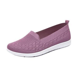 Generic Baskets &agrave; enfiler en maille pour femme - L&eacute;g&egrave;res et respirantes - Classiques - Confortables - Chaussures de course d&eacute;contract&eacute;es - Gym - Entra&icirc;nement 