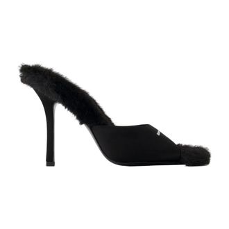 Alexander Wang Cher 105Mm Mule - - Shoes - Damen - Schwarzk - 38 EU