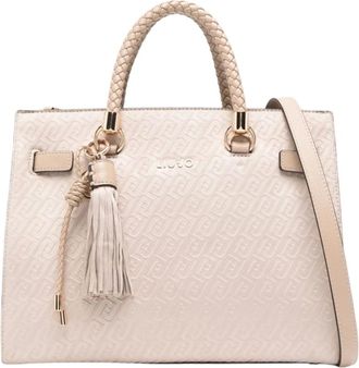 Liu Jo Femme, Sacs, Beige, Taille: ONE Size Natural Tote Bag