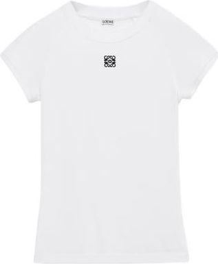 Loewe T-shirt ajust&eacute; en coton m&eacute;lang&eacute;