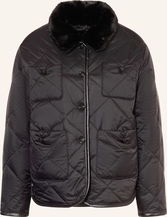 Maje Steppjacke Zum Wenden schwarz