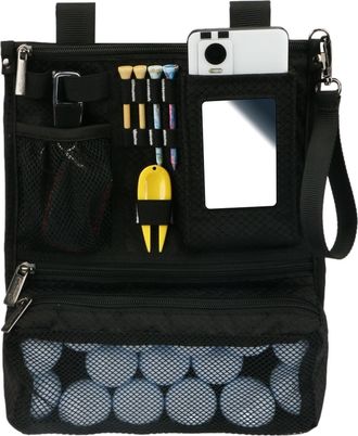 Generic Golf-Wertsachen-Tasche, Golftasche, Golf-Zubeh&ouml;rtasche, mit Rei&szlig;verschluss, Wertsachen-Tasche, faltbare Aufbewahrungstasche, langlebige multifunktiona
