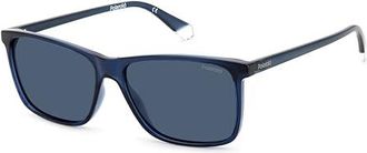 Polaroid Pld 4137/s PJP/C3 BLUE Sunglasses Men Polycarbonate, Standard, 58