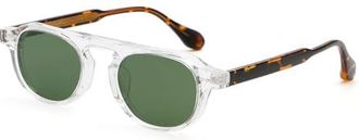 Generic Lunettes De Soleil Rondes Tendance For Hommes, Id&eacute;ales For Les Vacances Et Les F&ecirc;tes. Lunettes De Soleil D&eacute;coratives For Femmes.(Green)