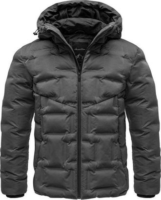 Amaci & Sons Winterjacke CORBIN Winterjacke Herren Gefütterte Dicke Winter Jacke für Männer mit Kapuze