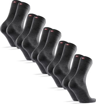 Danish Endurance Premium Merino Socken, (3|5 Paar), Warme Socken, Wollsocken, Unisex, Socken Herren & Damen, Grau, 43-47