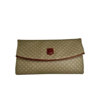 Celine Pochette Triumph Monogram Pre-owned - Femme - Pre-owned - Beige - Taille: ONE Size
